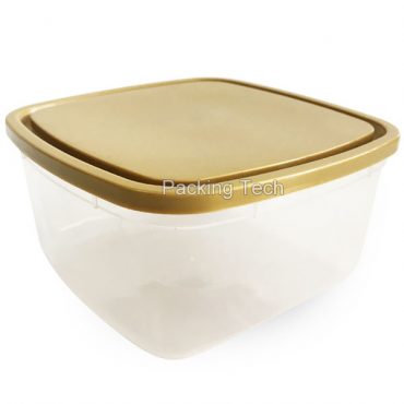 2L Square Tub With Lid, 64oz Square Tub - Packing Tech