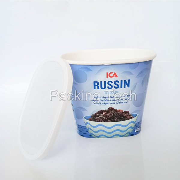 500g Square Ice Cream Paper Tub - Packing Tech