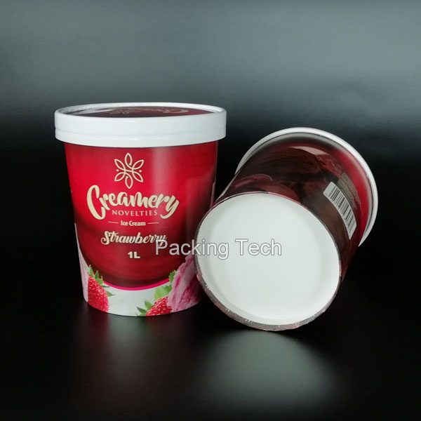 1L ice cream package, paper cups, food packages - Packing Tech